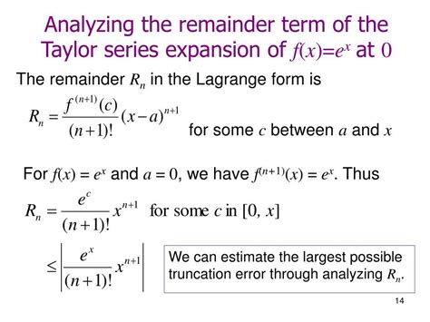 Ppt Part 3 Truncation Errors Powerpoint Presentation Free Download Id552165