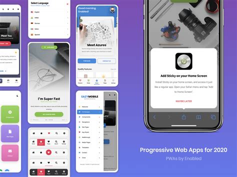 Pwa Best Progressive Web Apps For 2020 Collection By Enabled On Dribbble