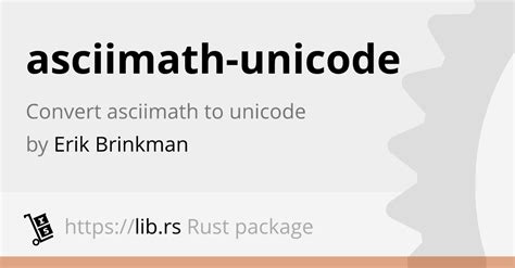 asciimath unicode — rust utility lib rs