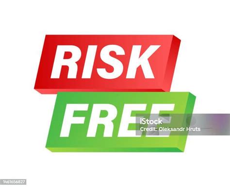 위험 무료 흰색 배경에 라벨을 보장합니다 벡터 일러스트레이션 100에 대한 스톡 벡터 아트 및 기타 이미지 100 1위 가격 Istock