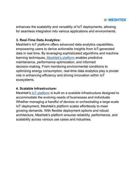 ppt meshtek s innovative iot platform powerpoint presentation free
