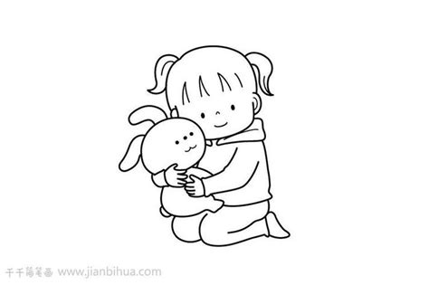 小人抱着娃娃简笔画怎么画简单（热门10张）简笔画图片大全
