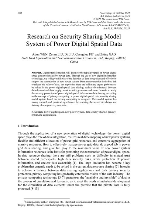 pdf research on security sharing model system of power digital