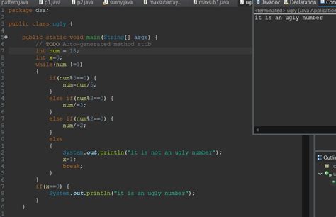 Shreya Kasinadhuni On Linkedin Javaprogramming Uglynumber Pentagonspace