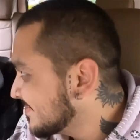 Christian Nodal y su tatuaje de Belinda en el rostro así se mostró ante sus seguidores Infobae