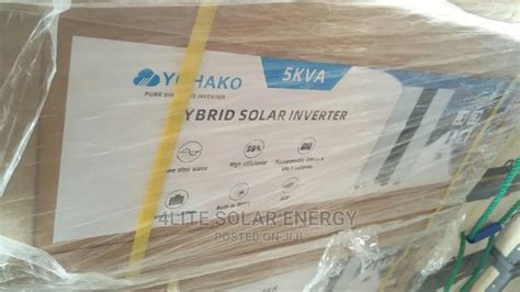 5kva 24v Hybrid Yohako Inverter In Lekki Solar Energy Lite Solar