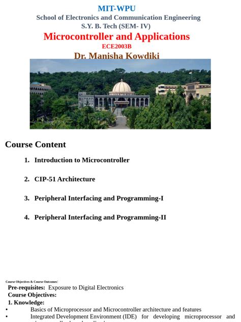 ma unit1 part 1 pdf microcontroller central processing unit