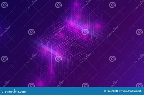 Big Data Waterfall Streams Of Digital Binary Code Stock Vector