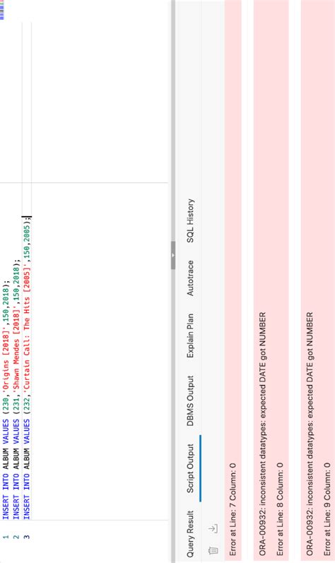 Solved Errors In Sql Orcale Query What Is Wrong Three