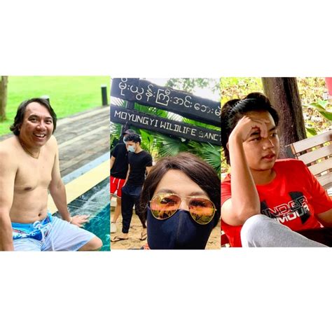 မိသားစု‌နဲ့ပျော်ပျော်ပါးပါးခရီးသွားရင်း ခင်ပွန်းဖြစ်သူနဲ့သားငယ်လေးကို ခ