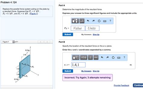 Solved Replace The Parallel Force System Acting On The Plate Chegg Com