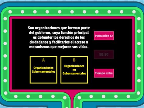Instituciones Gubernamentales Game Show De Tv