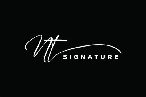 Premium Vector Nt Initials Handwriting Signature Logo Nt Letter Real Estate Beauty Photography