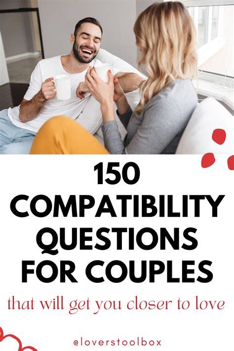 150 Compatibility Questions For Couples To Create A Deeper Bond Lovers Toolbox