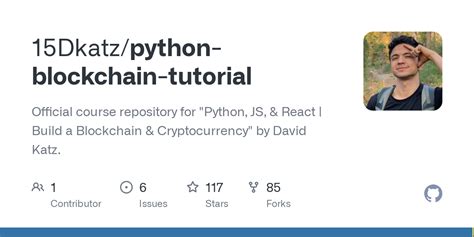 Github Dkatz Python Blockchain Tutorial Official Course Repository For Python Js React