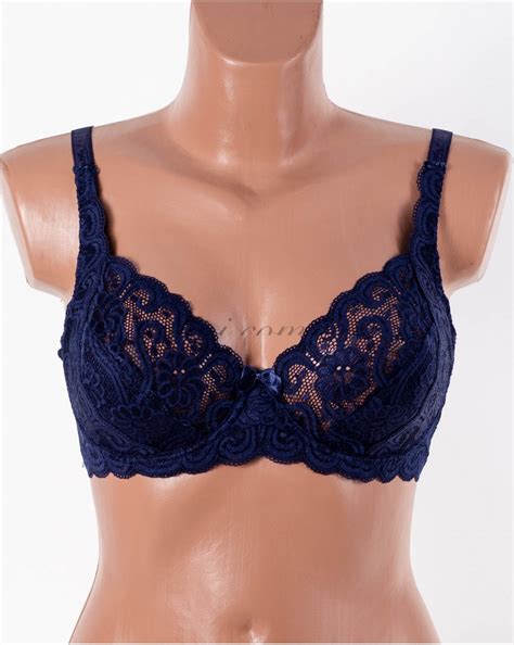 Мереживний бюстгальтер з мякою чашкою Anfen 3 152 синій 3 152 1