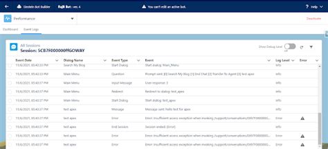 Debugging Einstein Bot Salesforce Learning