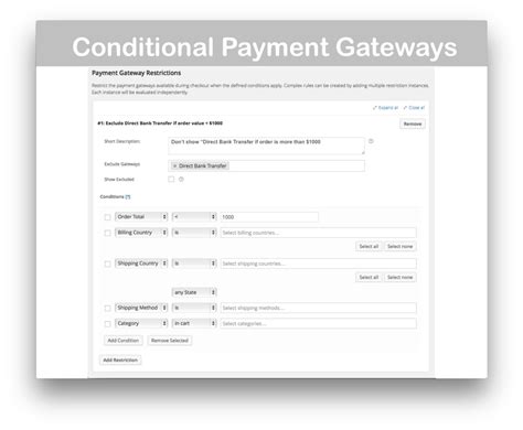 Woocommerce Conditional Shipping And Payments 10