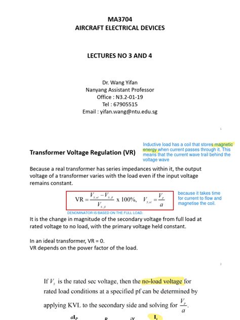 Lectures 3and4 Download Free Pdf Transformer Inductor