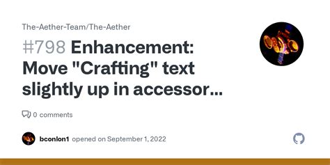 enhancement move crafting text slightly up in accessory gui · issue