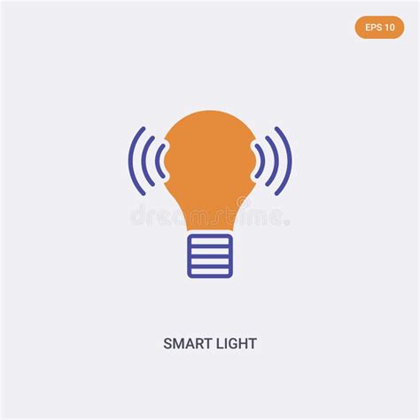 2 Color Light Sensor Concept Line Vector Icon Isolated Two Colored