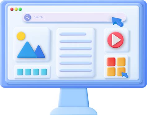 3d web development application design 38941545 png