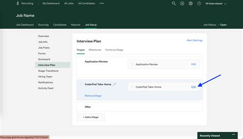 Greenhouse Take Home Integration Coderpad Interview Docs
