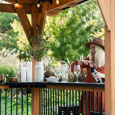 Granada Grill Gazebo With Outdoor Bar In 2022 Grill Gazebo Gazebo