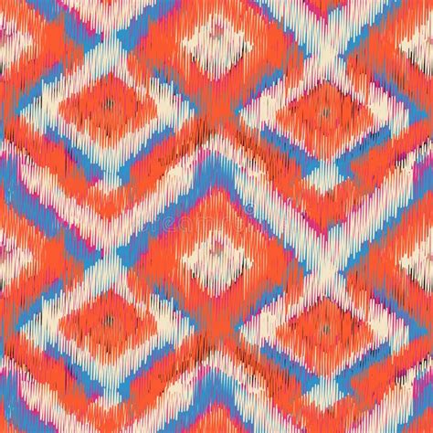 Ikat Pattern Stock Vector Illustration Of Geometric 72308368