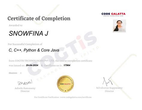 Snowfina Jude On Linkedin Codegalatta Programming Techskills