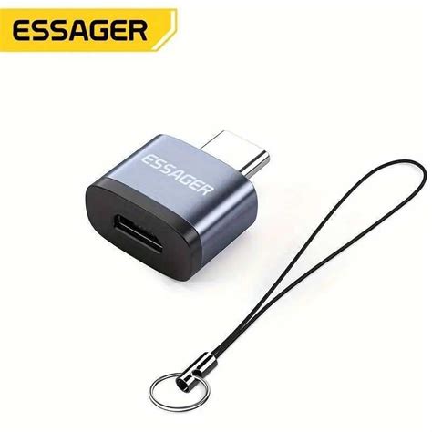 Jual Essager Otg Micro Usb To Type C Adapter Converter Fast Charging A Di Seller Kancilnet