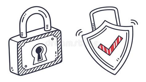 Padlock With Checkmark Security And Protection Symbol Vector Design Generative Ai Stock Vector