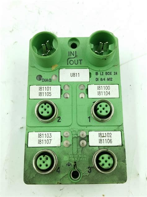 Phoenix Contact Interbus Module IB L2 BOX 24 DI 8 4 M12 EBay