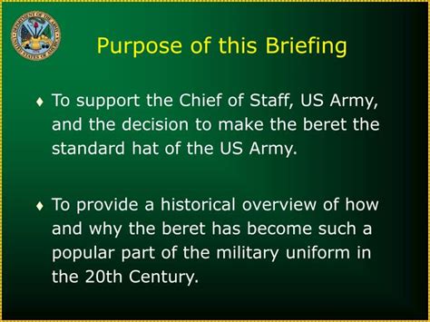 Army Briefing Powerpoint Template