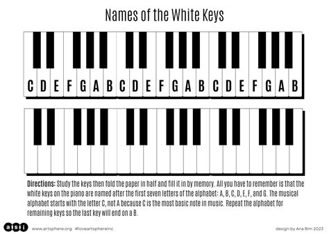 White Keys On A Piano Art Sphere Inc