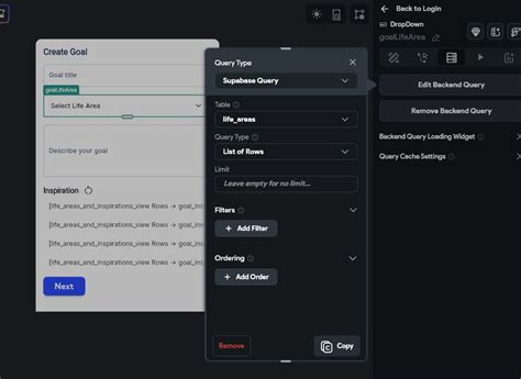 dynamic dropdown populating and selected using supabase