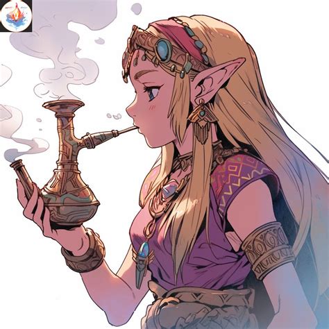 Smoking Princess 42 Png Etsy