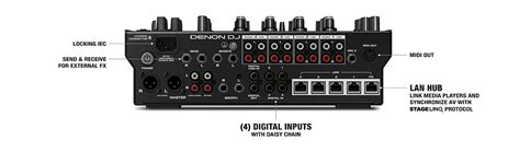 X1850 Prime Professional Club Dj Mixer Denon Dj