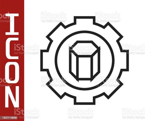 흰색 배경에 격리된 검은색 라인 3d 프린터 설정 아이콘입니다 3d 프린팅 벡터 3차원 형태에 대한 스톡 벡터 아트 및 기타 이미지 3차원 형태 공학 그래픽 프린트