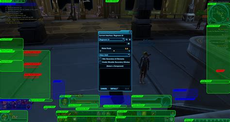 Regiment UI Outdated SW TOR Interfaces