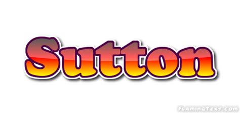 Sutton Logo Outil De Conception De Nom Gratuit à Partir De Texte