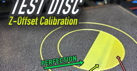 The Test Disc Z Offset Calibration Disc By K2 Kevin Download Free
