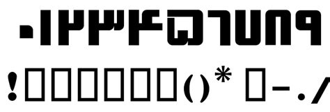 Robot Font