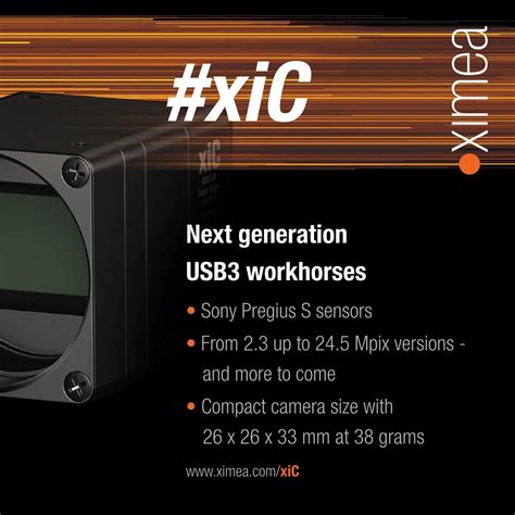 Ximea Imaging Beyond The Standard On Linkedin Xic Xic Cameras Embeddedvision Automation