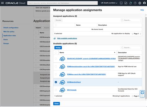 Setting Up An Idcs Client App For Oracle Content Managements Rest Api