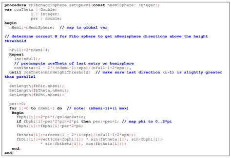 A Fibonacci Hemisphere The Radical Method
