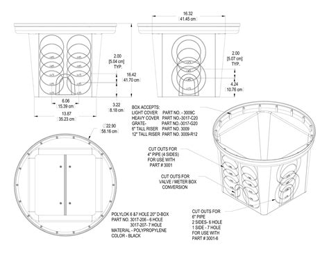 Polylok 20 Round Catch Basin Kit 6 Hole On Galleon Philippines