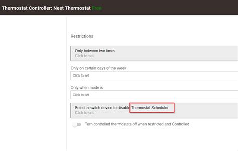 thermostat controller feature request built in apps hubitat