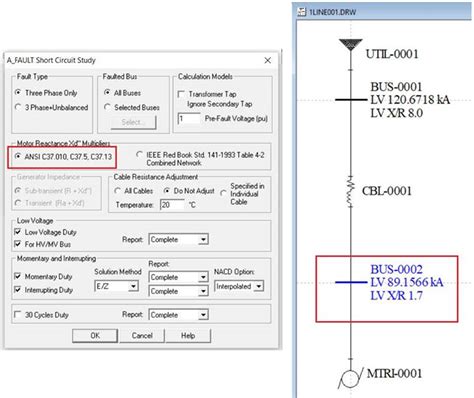 Skm Software Help Desk Motor Multiplying Factor Using Ansi C37 Vs