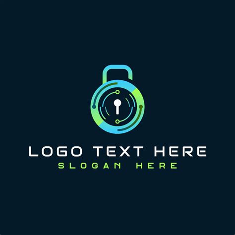 Cyber Security Lock Logo Brandcrowd Logo Maker